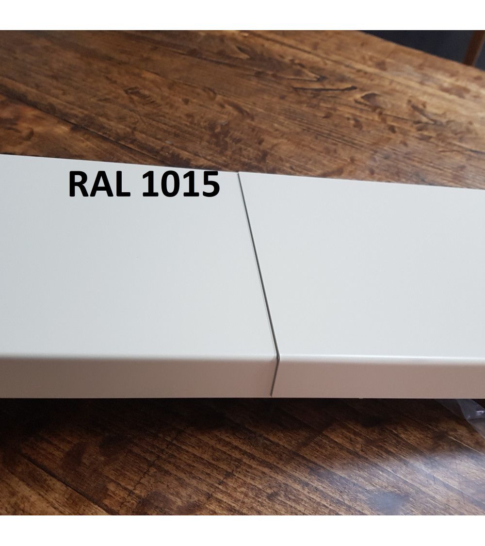 Bandeau de Rive en Aluminium 1 pli couleur sur mesure 1 mm