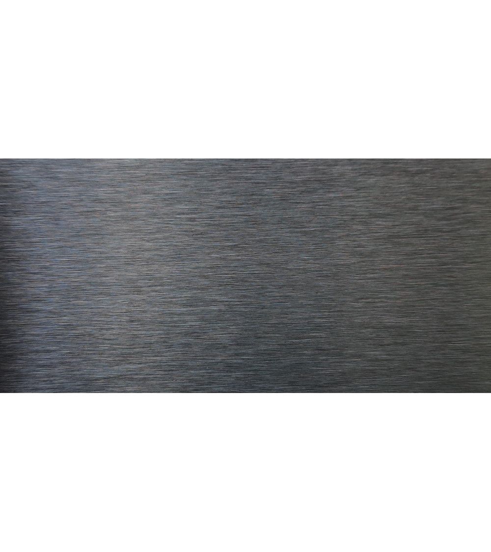 Plaque Inox Bleu Brossé 0.8 mm