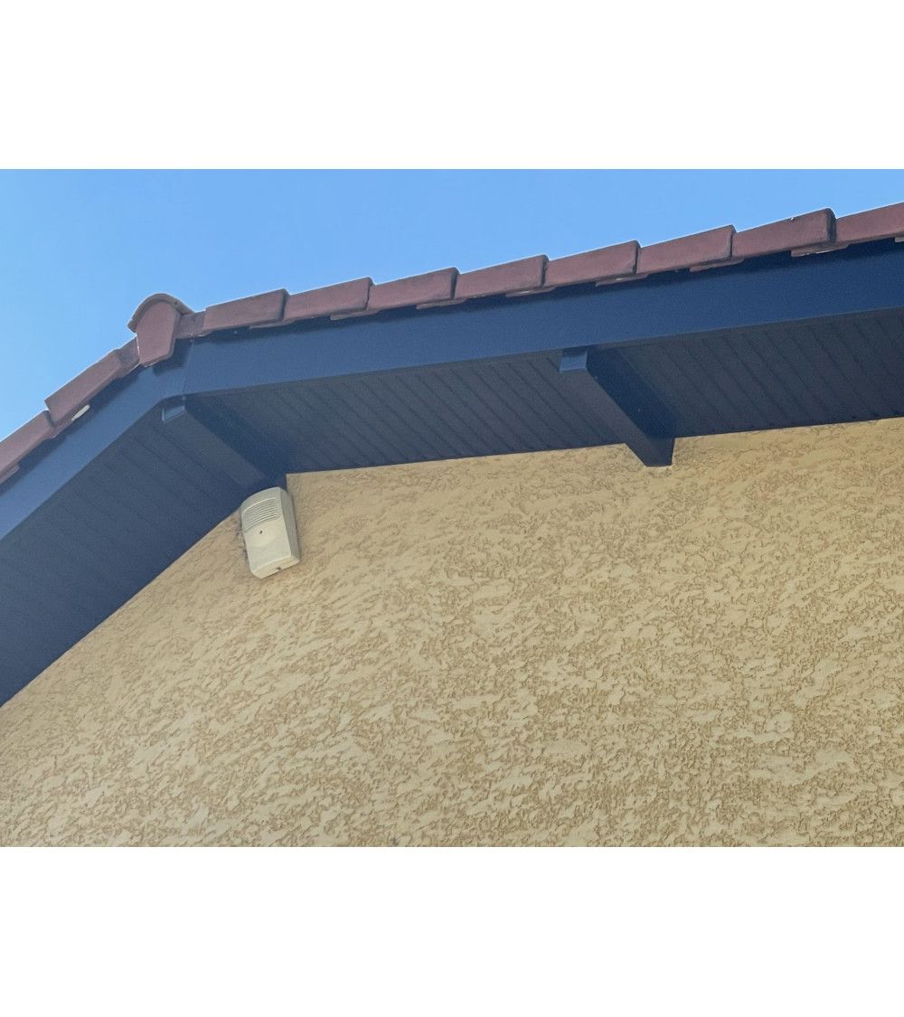 Bandeau de Rive en Aluminium 1 pli couleur sur mesure 1 mm Couleur RAL ...