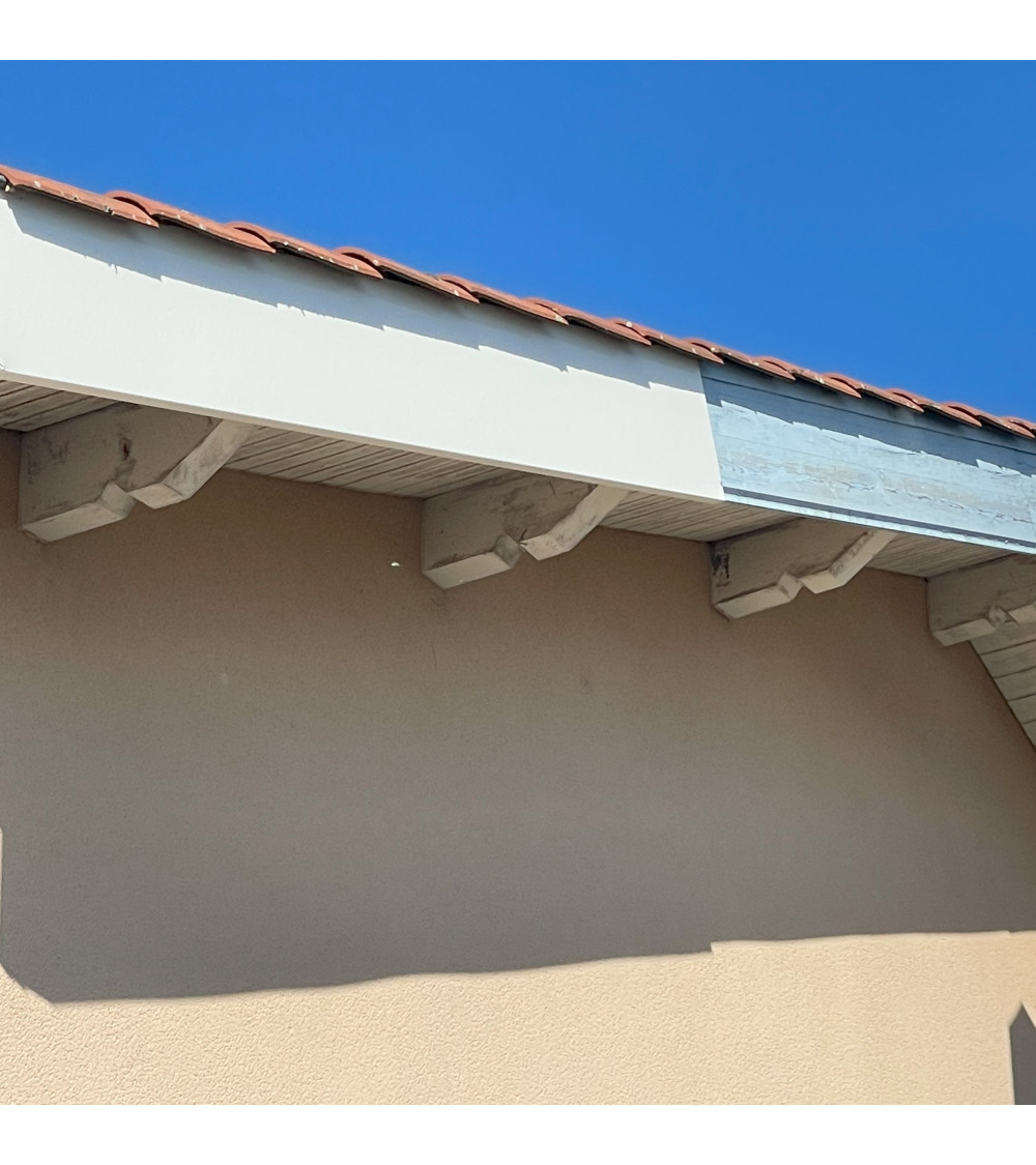 Bandeau de Rive en Aluminium 1 pli couleur sur mesure 1,5 mm Couleur ...